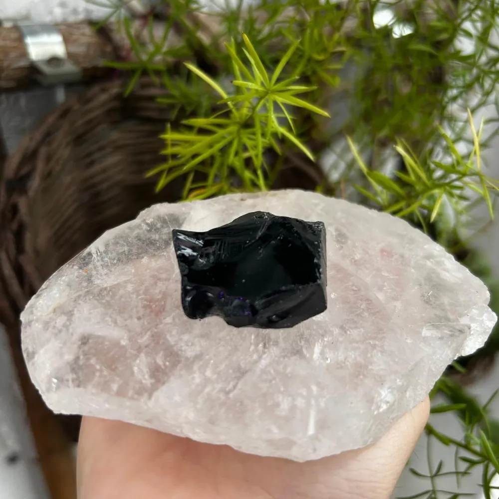 Karma Decor - Obsidiana Bruta Grande Qualidade Extra - Unidade