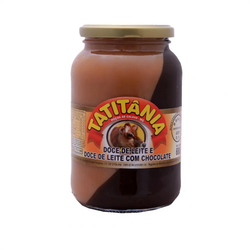 Mercearia Êlema e Minda - Doce de leite com Chocolate Tatitânia 680g