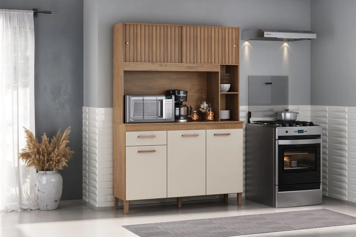 Decormobile - Kit Cozinha Ceara 5 Portas 1 Gaveta