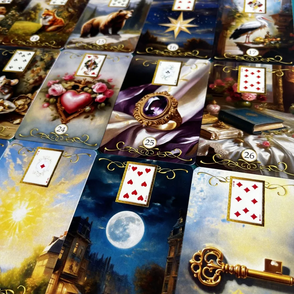 Loja Sorte Lenormand - Mademoiselle Lenormand - Mini Loja Sorte Lenormand - Mademoiselle Lenormand - Mini