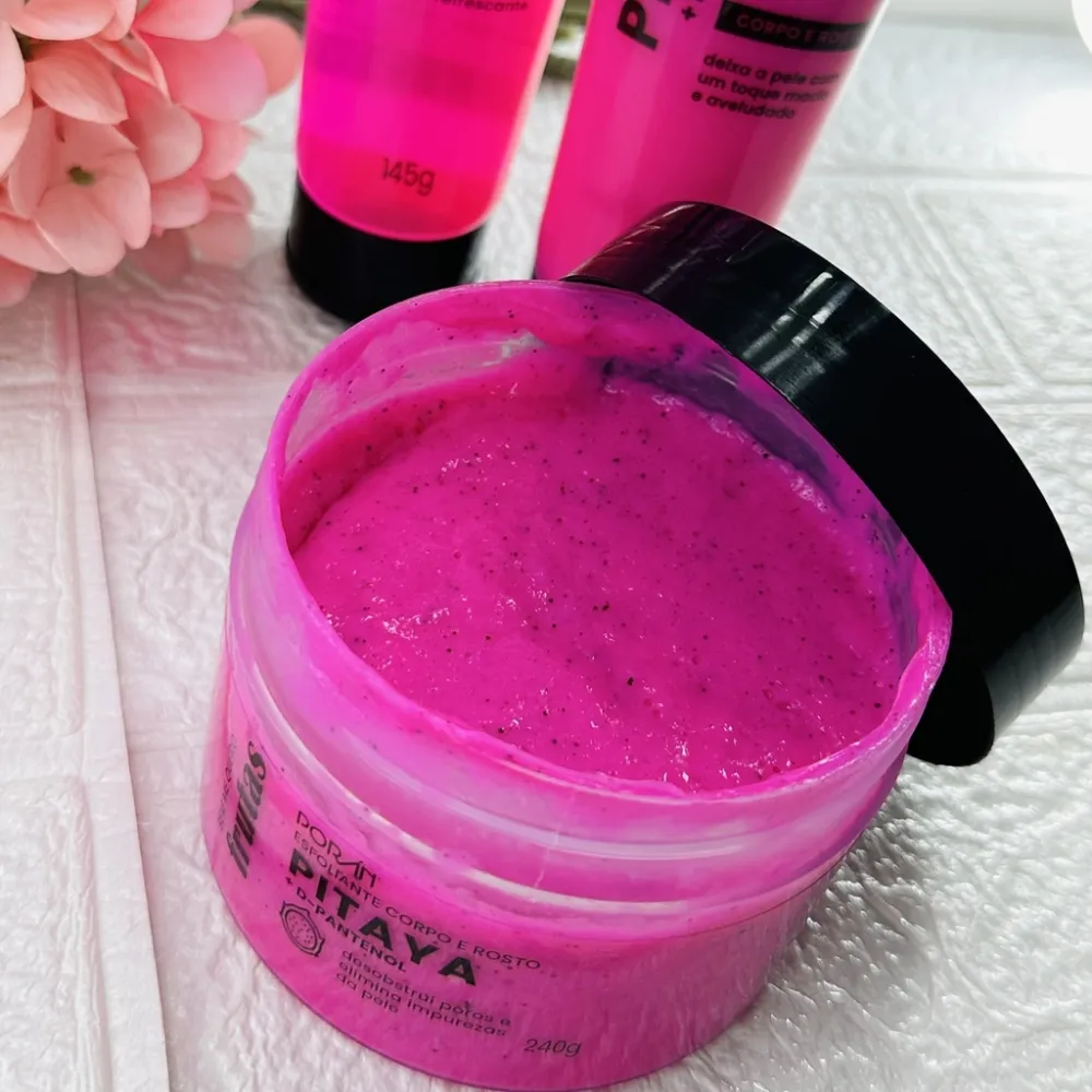 AC Cosmeticos - Esfoliante Corpo e Rosto Pitaya Porán