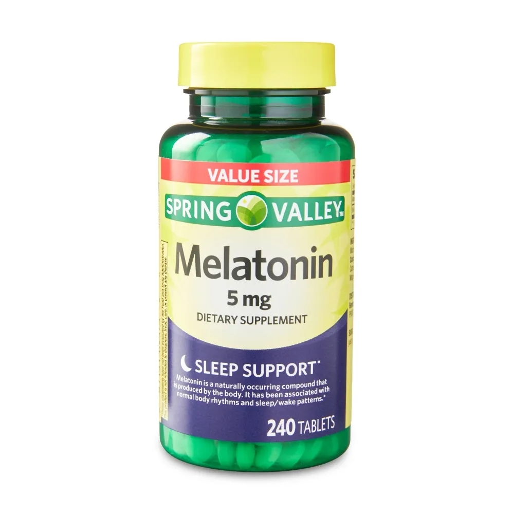 Bio Importados - MELATONINA 5mg - 240 un - SPRING VALLEY®