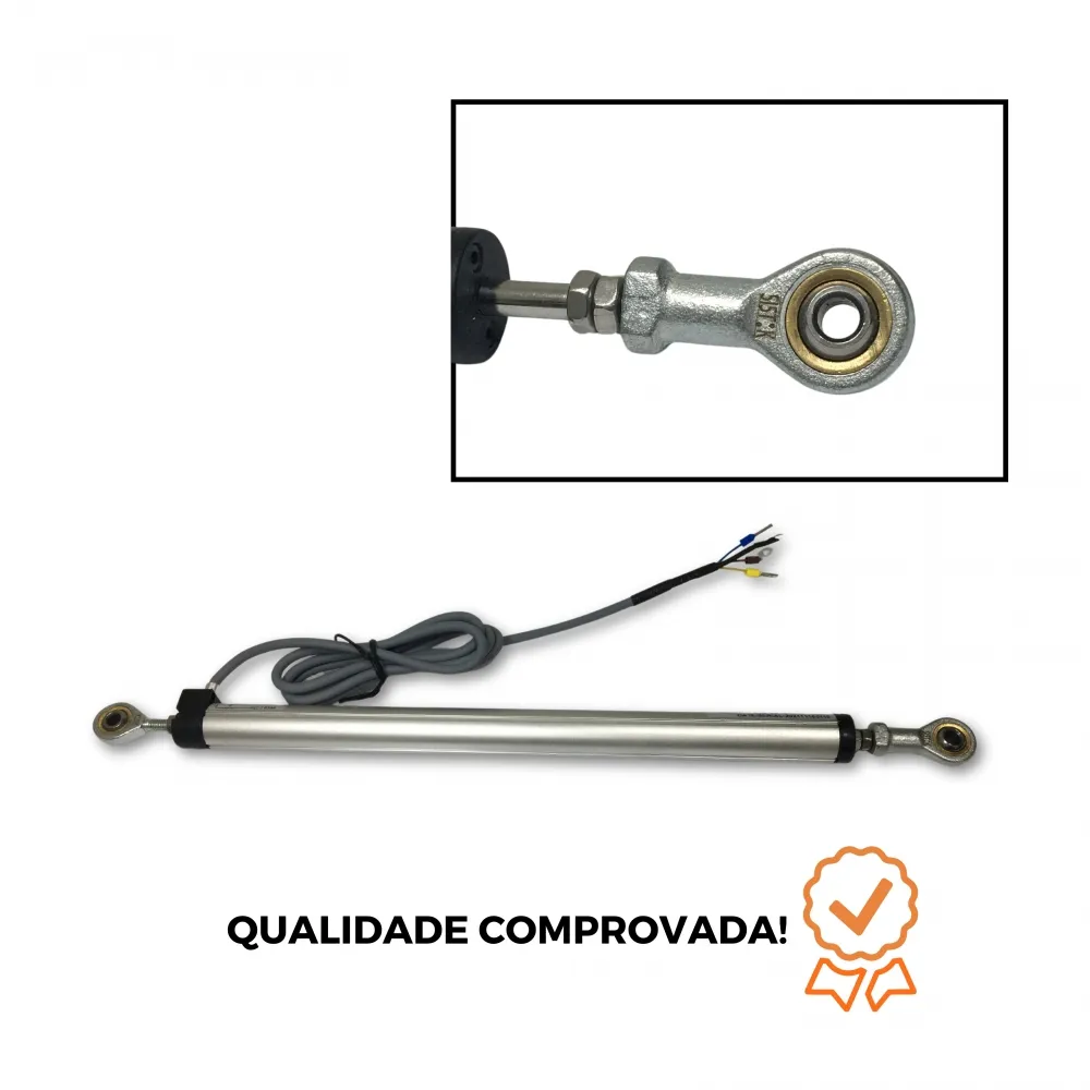 LEMAQS AUTOMACAO - RÉGUA POTENCIOMÉTRICA CORPO CILÍNDRICO 18MM MOD. KPM18 150mm