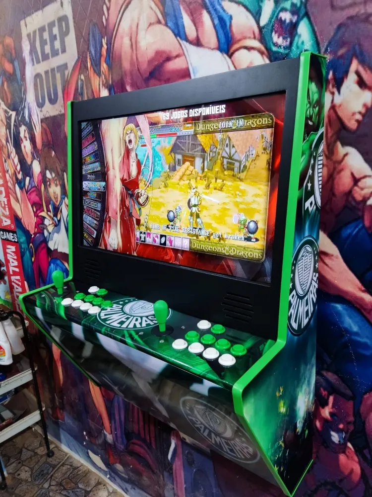 MalvadezaGames - Fliperama Bartop Polycade 32