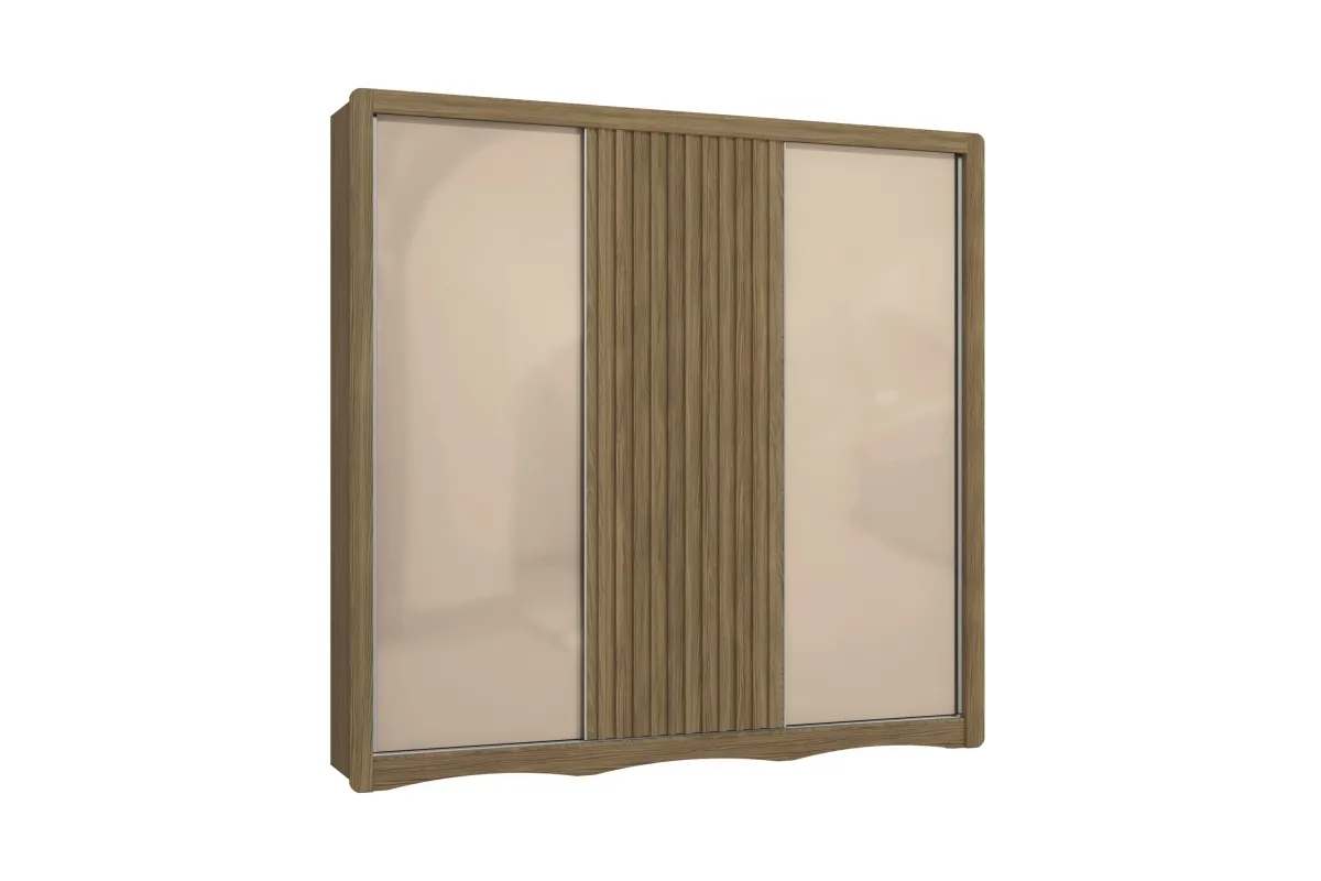 Loja C Moveis e Decoração - Roupeiro 3 portas de correr 4 gavetas ...