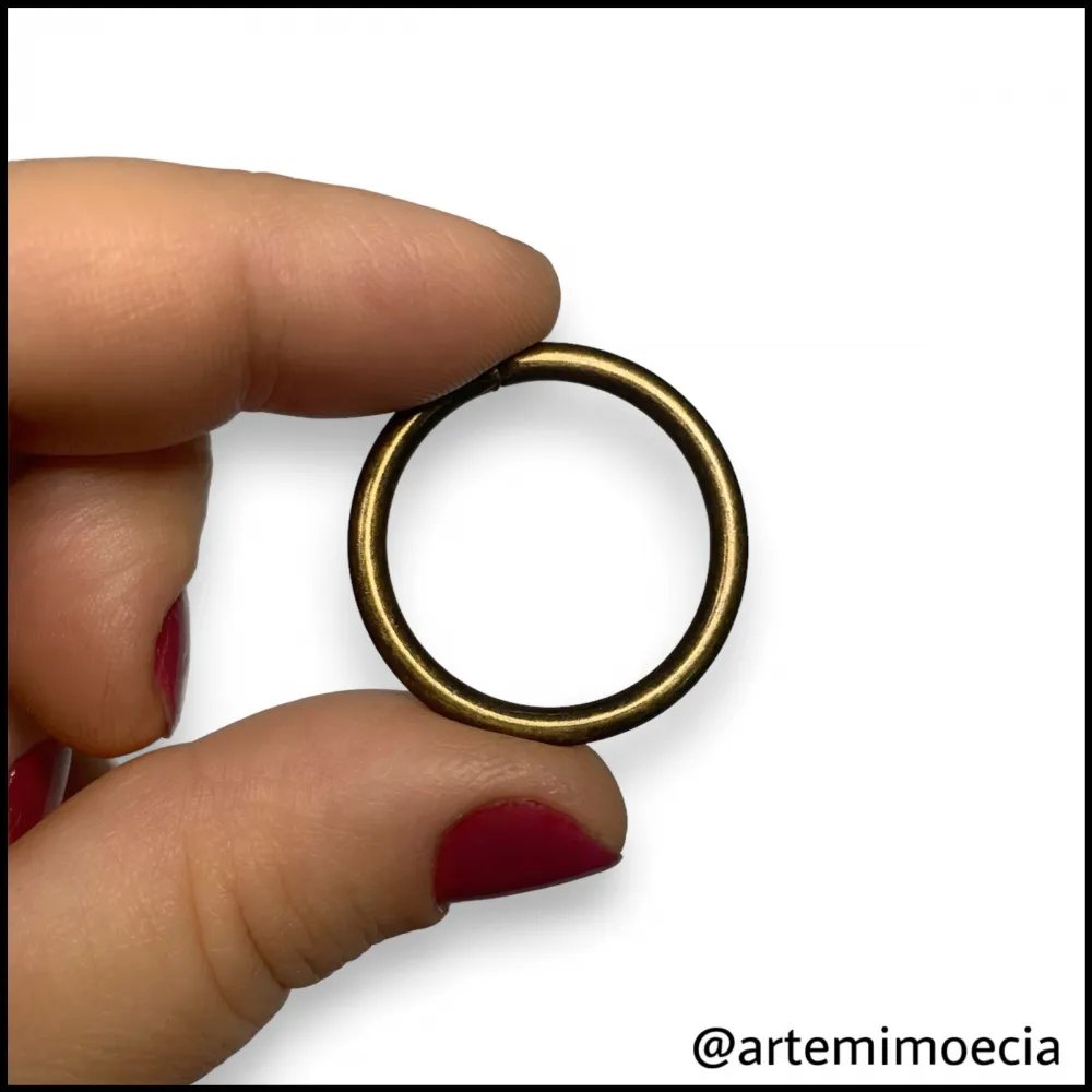 Arte, Mimo e Cia - ARGOLA DE METAL 2,5cm