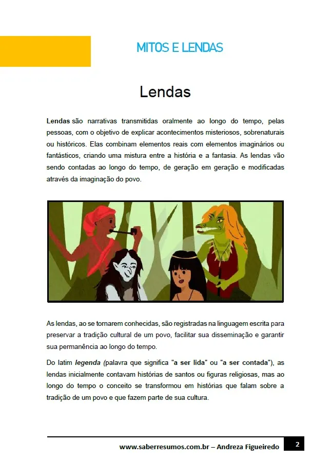 www.saberresumos.com.br - 126 - Português - Produção Textual - Mitos e ...