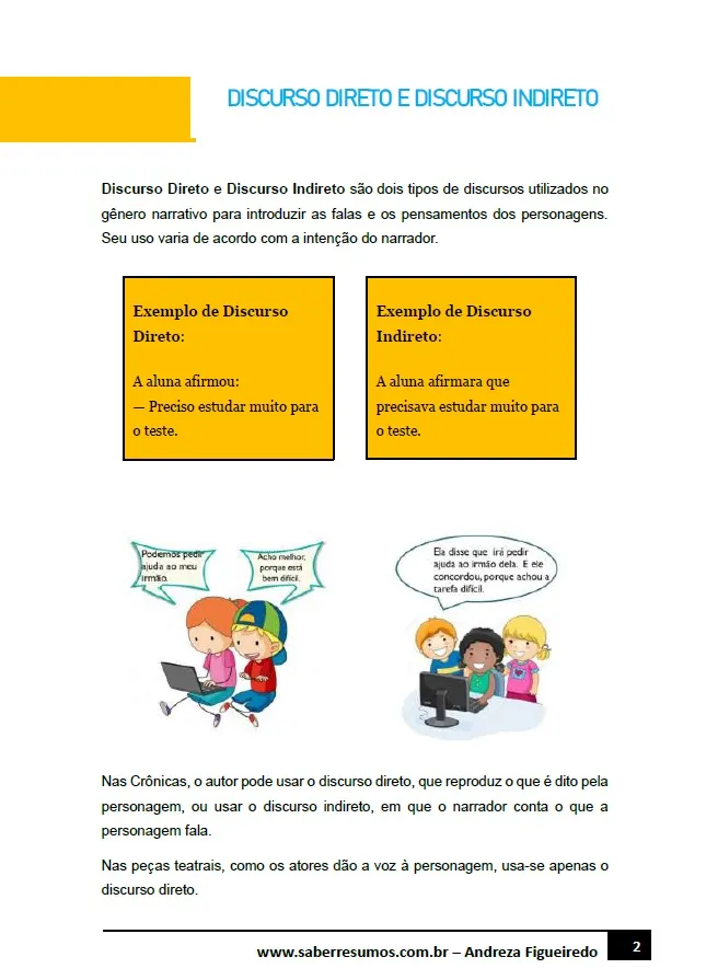 www.saberresumos.com.br - 137 - Português - Produção Textual - Tipos de ...