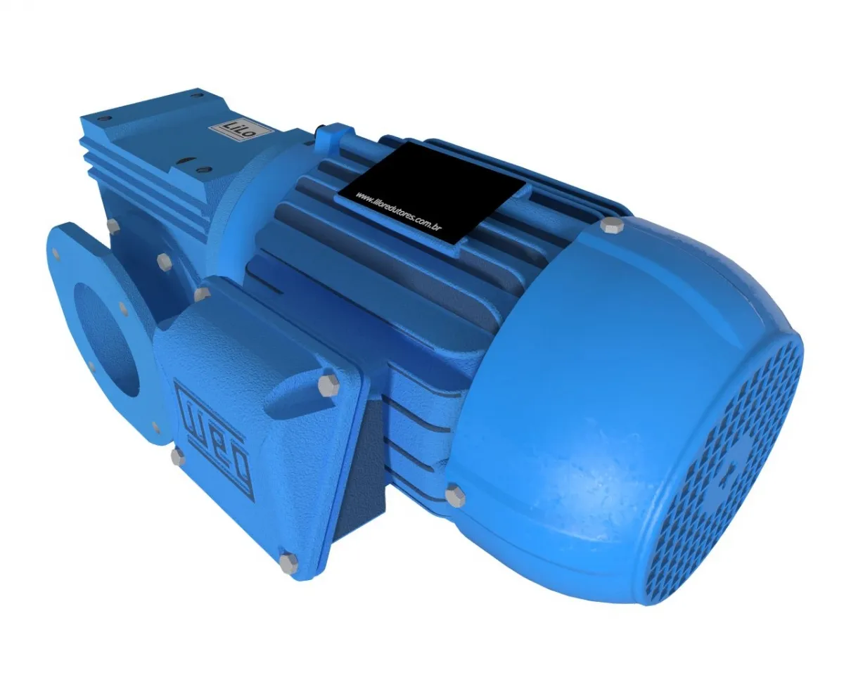 Redutores Lilo - Motoredutor WCR com Motor de 2cv e 35rpm Weg Cestari Trifásico 1:50 FCJ