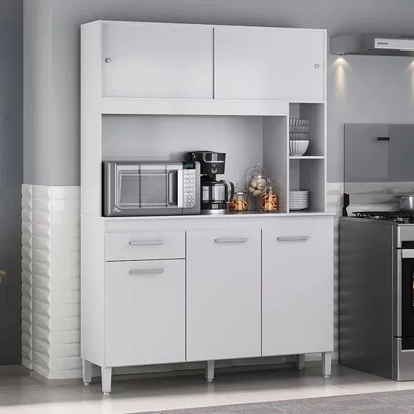 Decormobile - Kit Cozinha Ceara 5 Portas 1 Gaveta