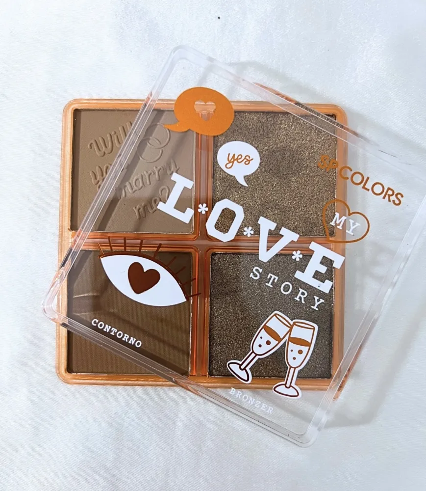 AC Cosmeticos - Paleta de Contorno Love Story SP Colors