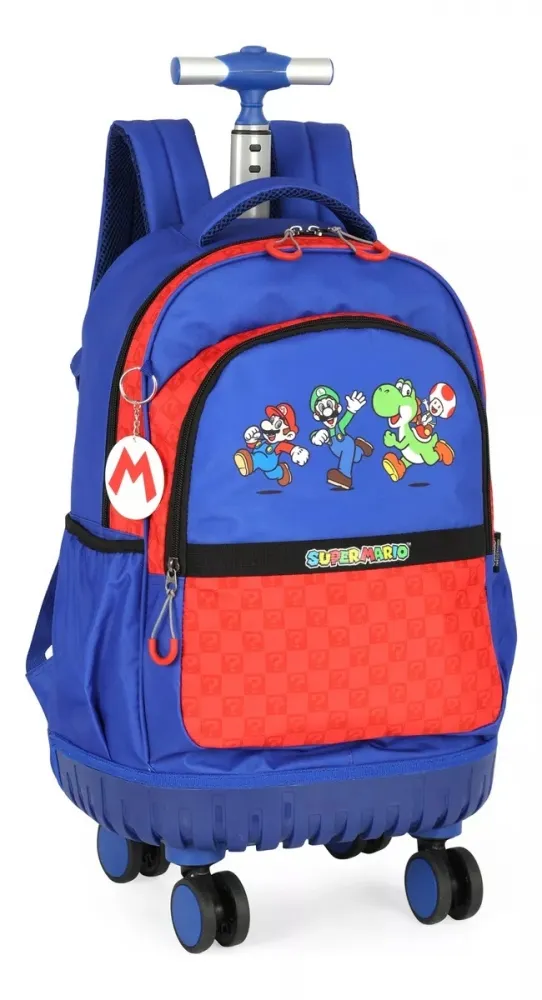 Suprema Acessórios - Mochilete Original Super Mario Azul MC47575MO