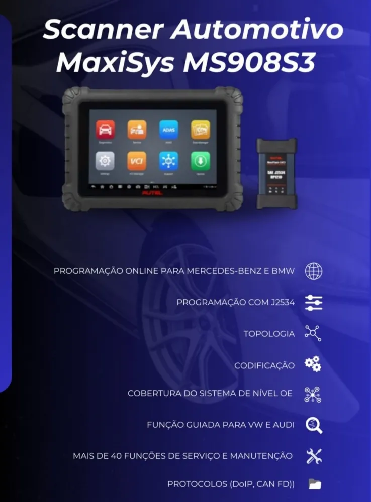 TOOLSMEC - Scanner Autel MS908 S3