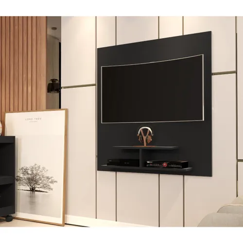 LOJA RD MÓVEIS - Painel tv 32 polegadas cor preto