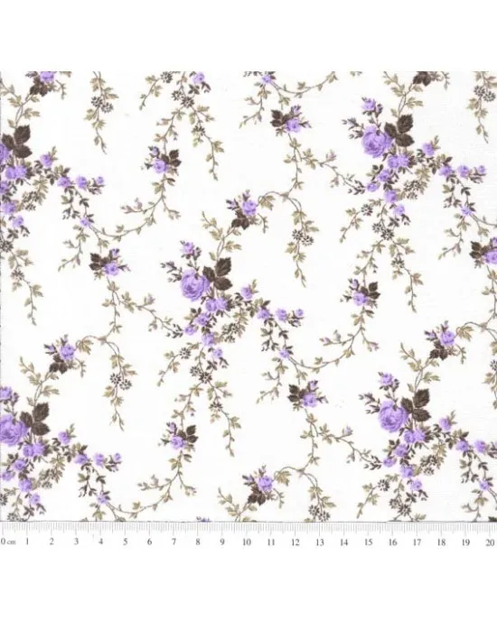 Toalhas Menor Preco - TECIDO CALDEIRA SARAH LILAS COR 54