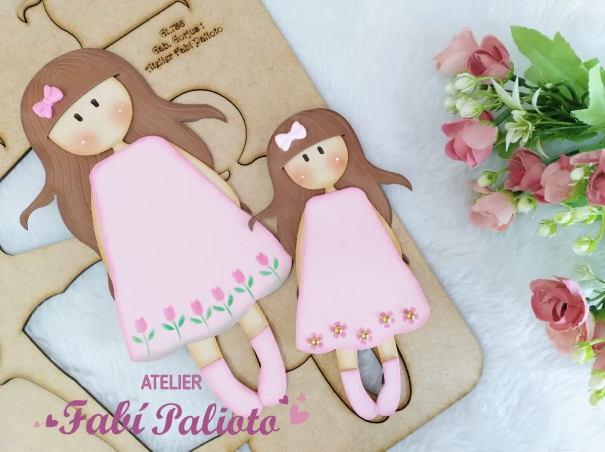 Atelier Fabi Palioto - G1.786 Gabarito de Moldes em MDF Gorjus 1