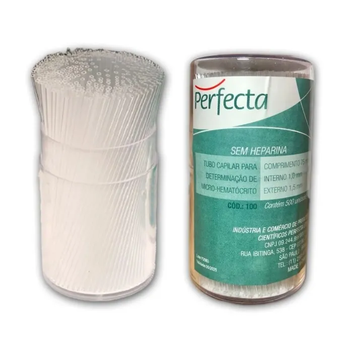 Rplabor Produtos para Laboratório - Tubo Capilar sem Heparina