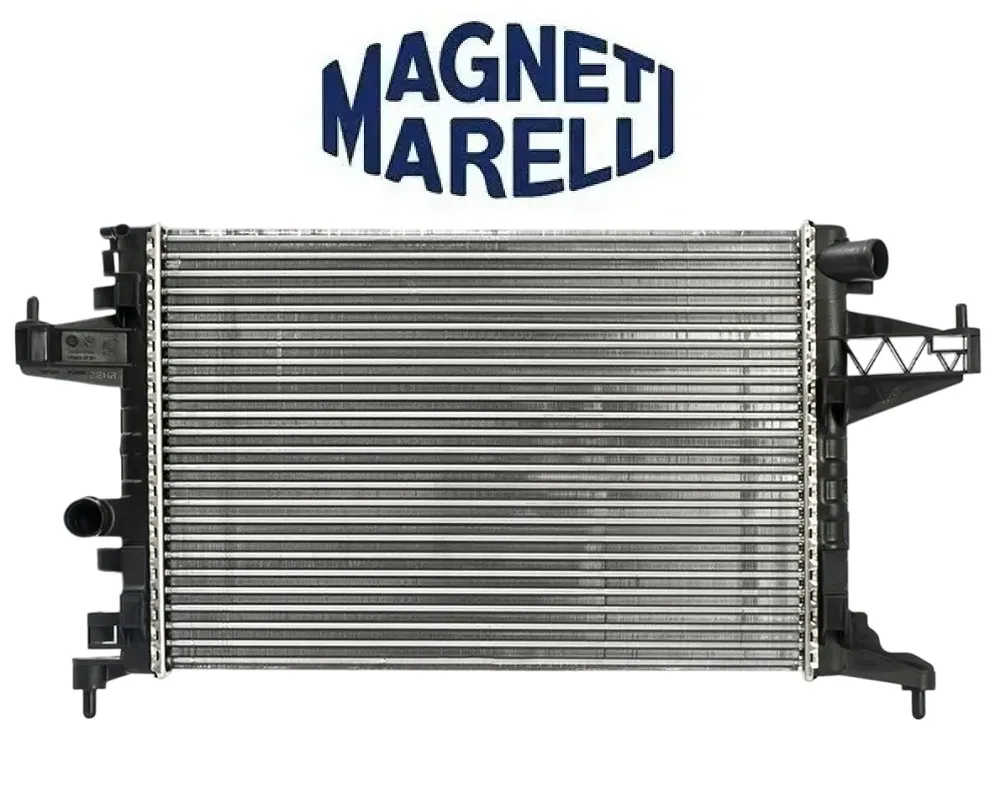 Só Injeção Eletrônica - Radiador de Água Chevrolet Agile / Montana 1.4 ...