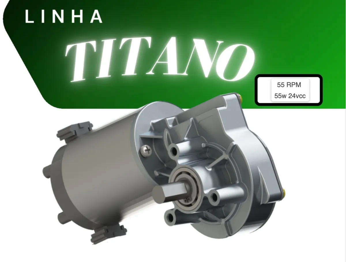 Redutores Lilo - Micro Motoredutor com 55 RPM e Motor de 24vcc 55w