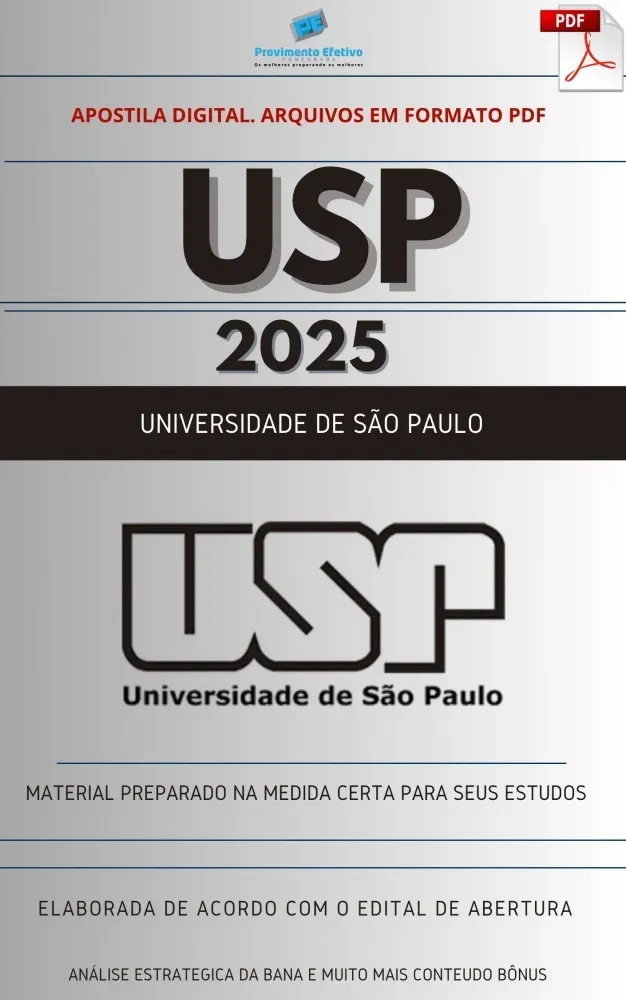 Provimento Efetivo Concursos - Apostila USP Médico Clínica Médica 2025