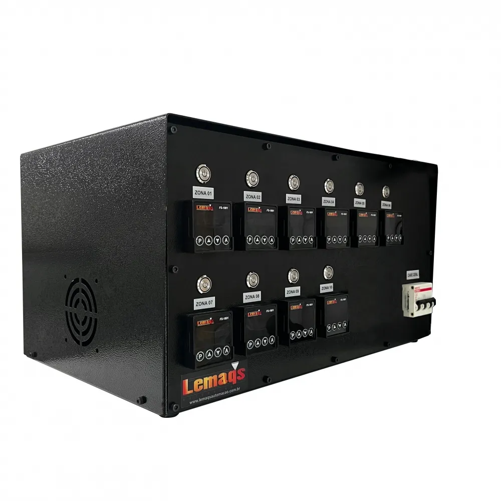 LEMAQS AUTOMACAO - CONTROLADOR PARA CÂMARA QUENTE - 10 ZONAS