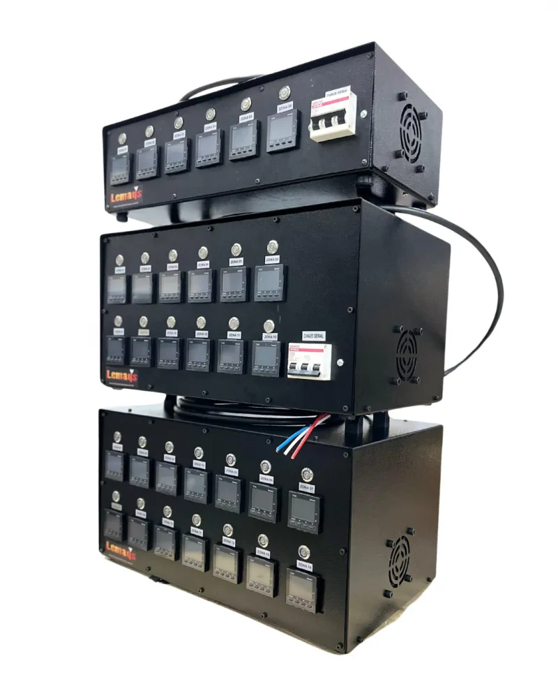 LEMAQS AUTOMACAO - CONTROLADOR PARA CÂMARA QUENTE - DIVERSAS ZONAS