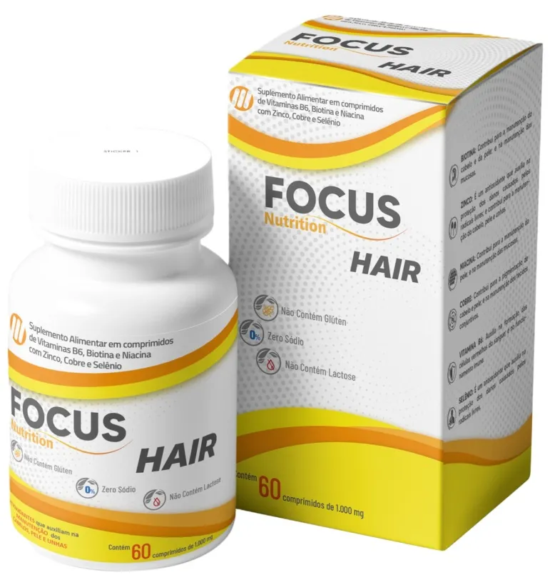 NM Ecommerce - Focus Nutrition Hair 1000Mg - 60 Comprimidos