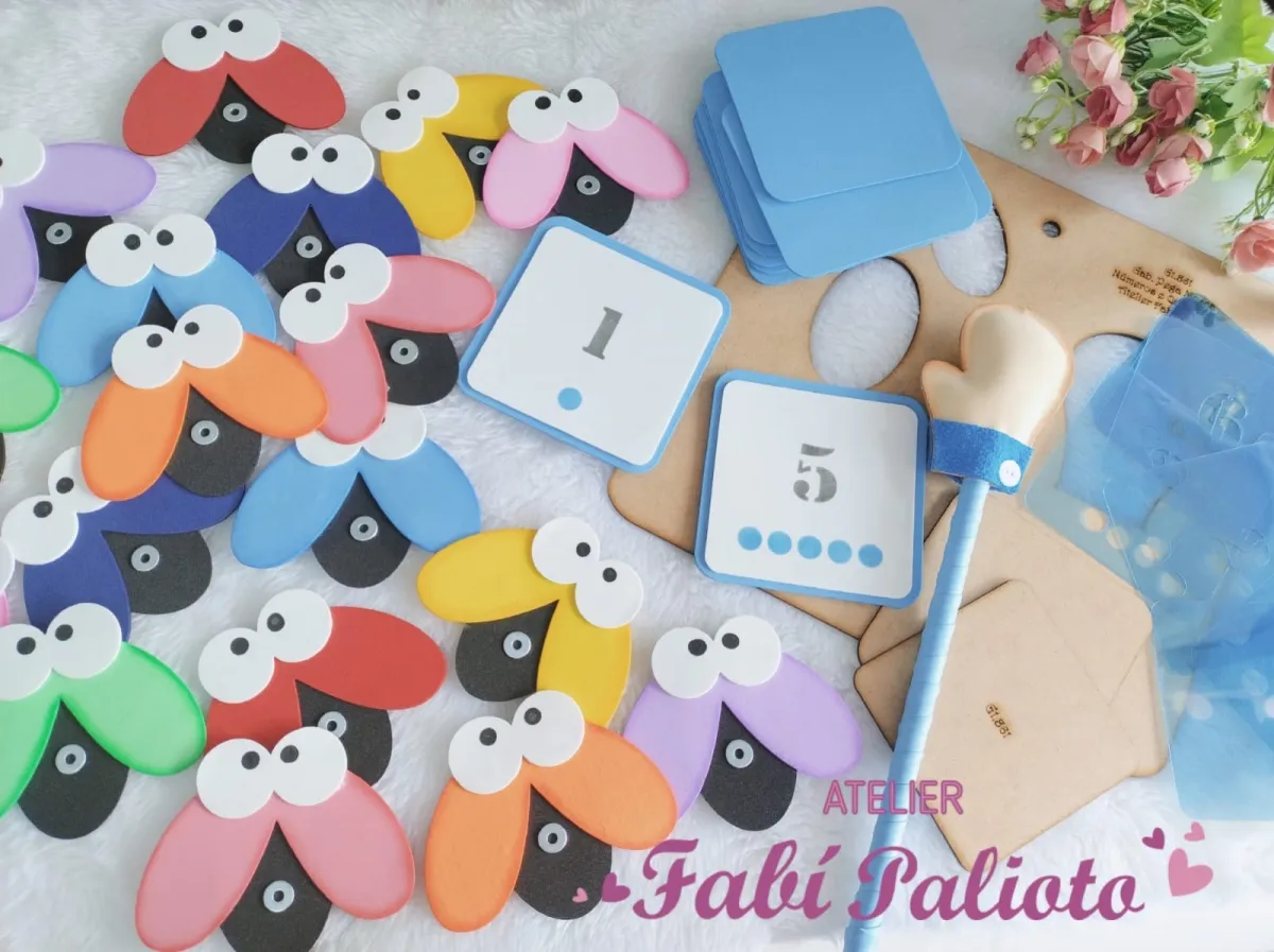 Atelier Fabi Palioto - G1.861 Gabarito de Moldes em MDF Jogo Pega ...