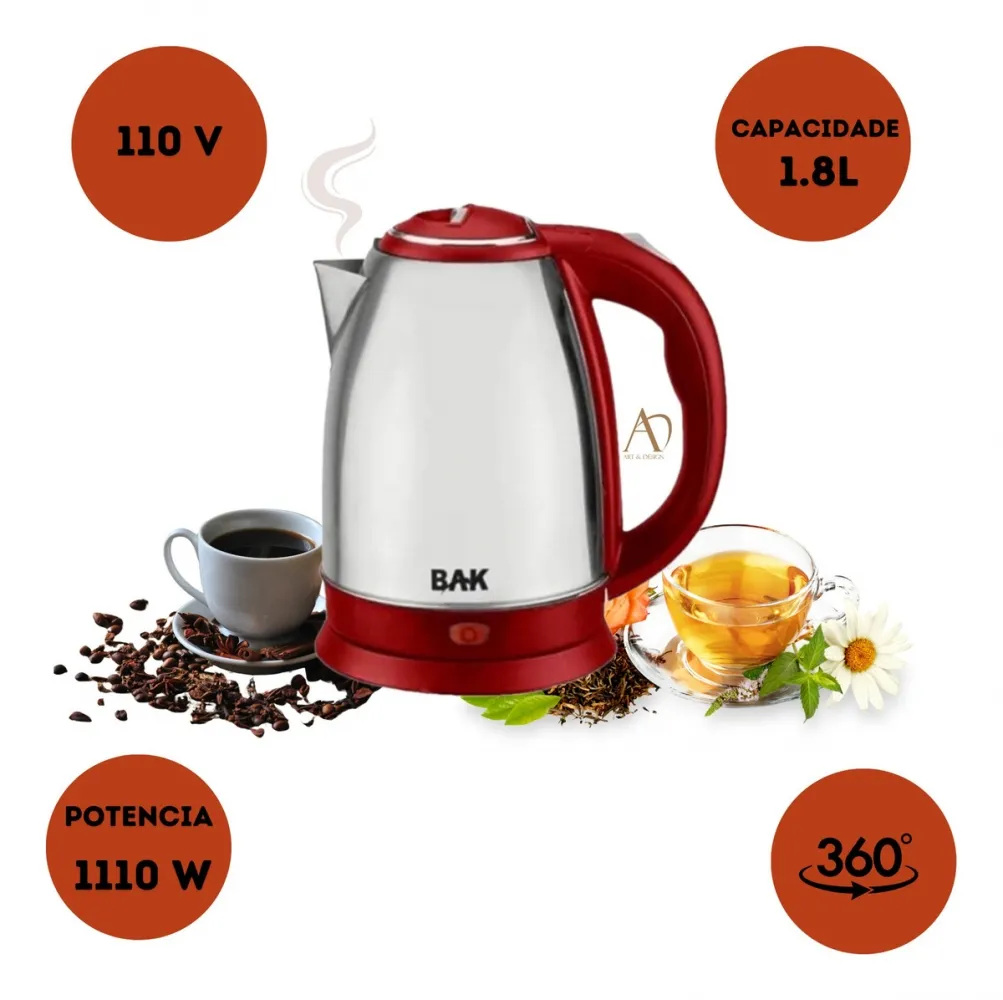 Total sublimação e Depósito das ofertas - Chaleira Elétrica Jarra ...