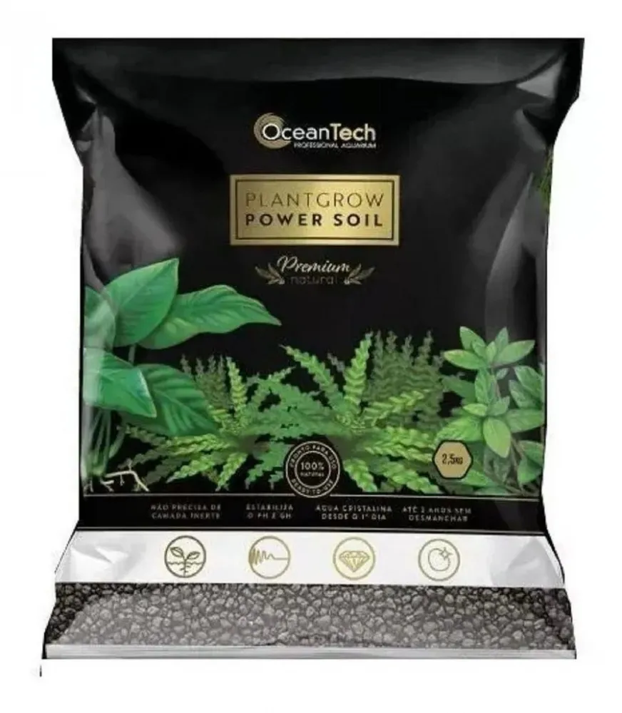 AQUAMOC - Substrato Fértil - Ocean Tech Plant Grow Power Soil 2,5kg