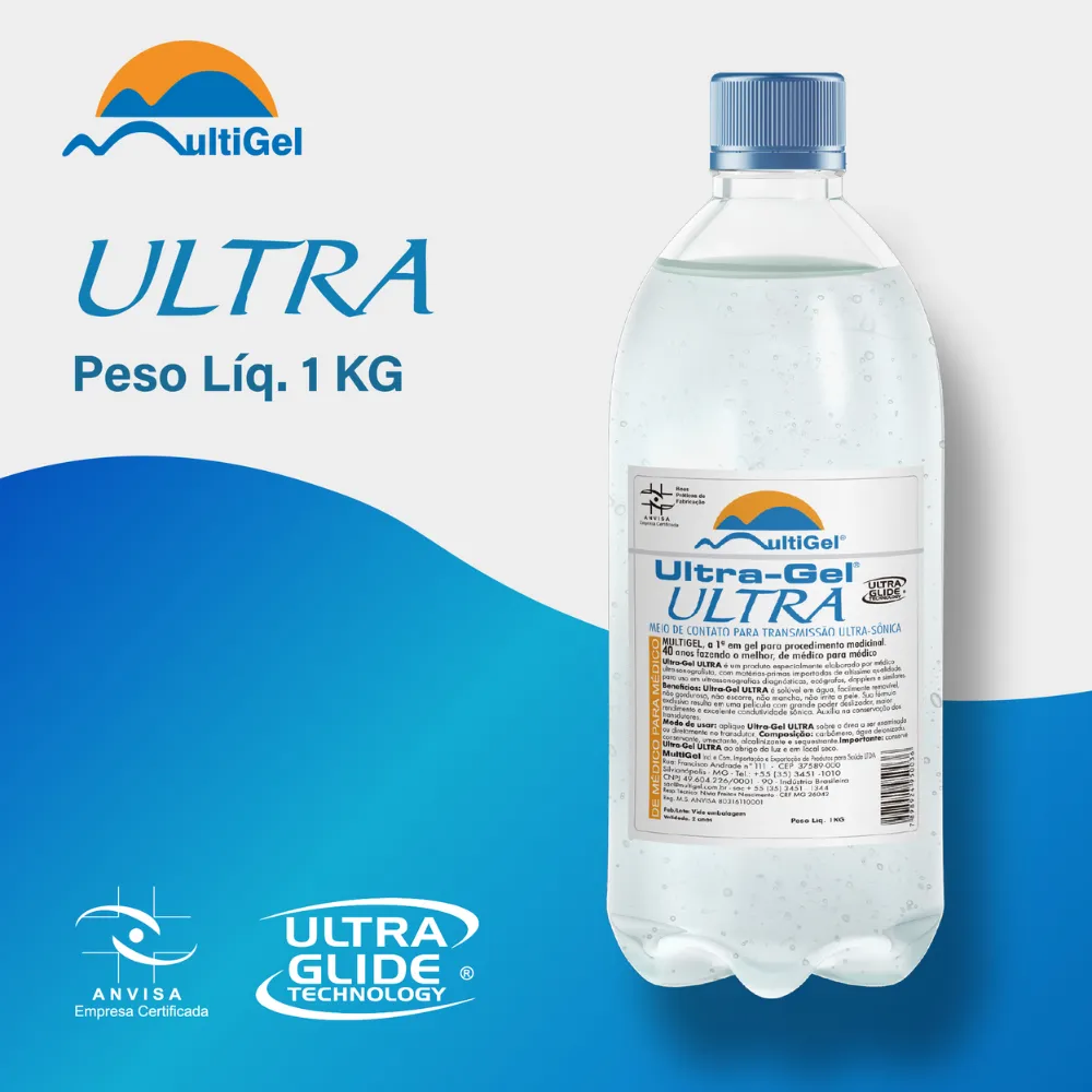 CampMedical - Loja Cirúrgica - Gel Ultrassom 1 Kg MULTIGEL