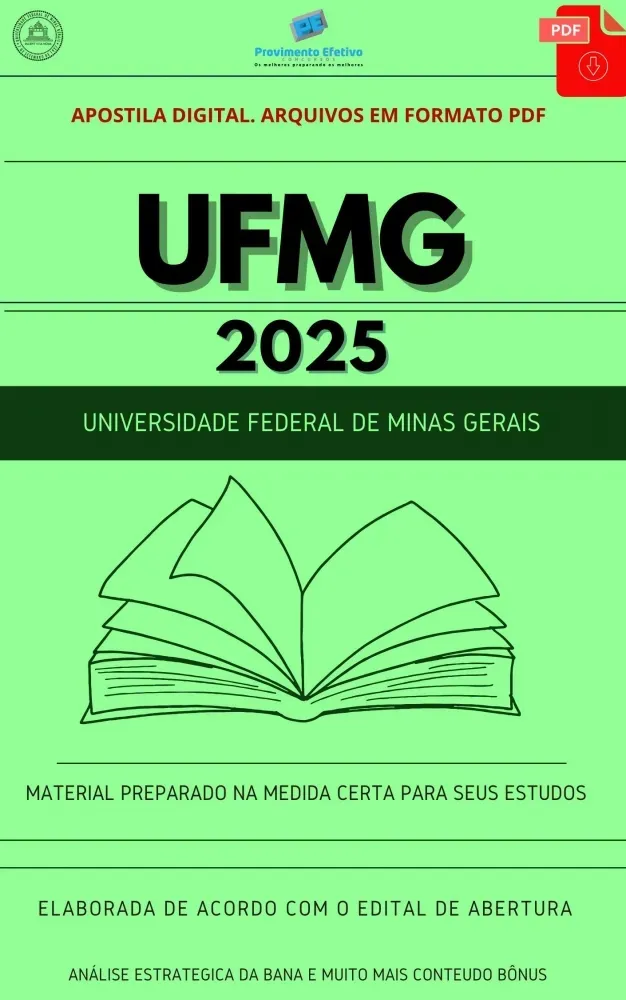 Provimento Efetivo Concursos - Apostila UFMG Técnico Enfermagem 2025