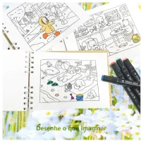 M&E Store atacado e dropshipping - Livro De Colorir Bobbie Goods Capa Dura | 50 Páginas | 420g ...