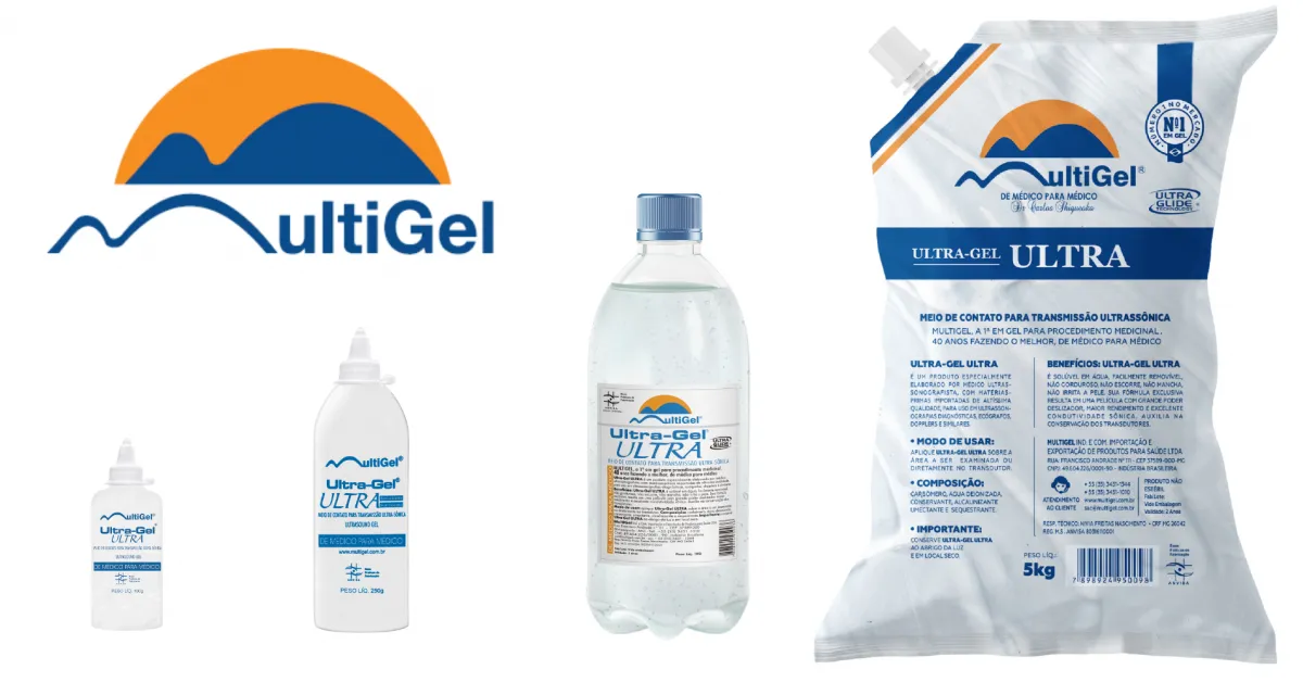 Santo Antônio Distribuidora de Produtos Hospitalares - Gel Ultrassom 100g MULTIGEL
